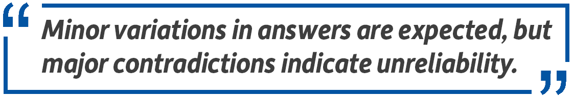 What Makes a Witness Not Credible?